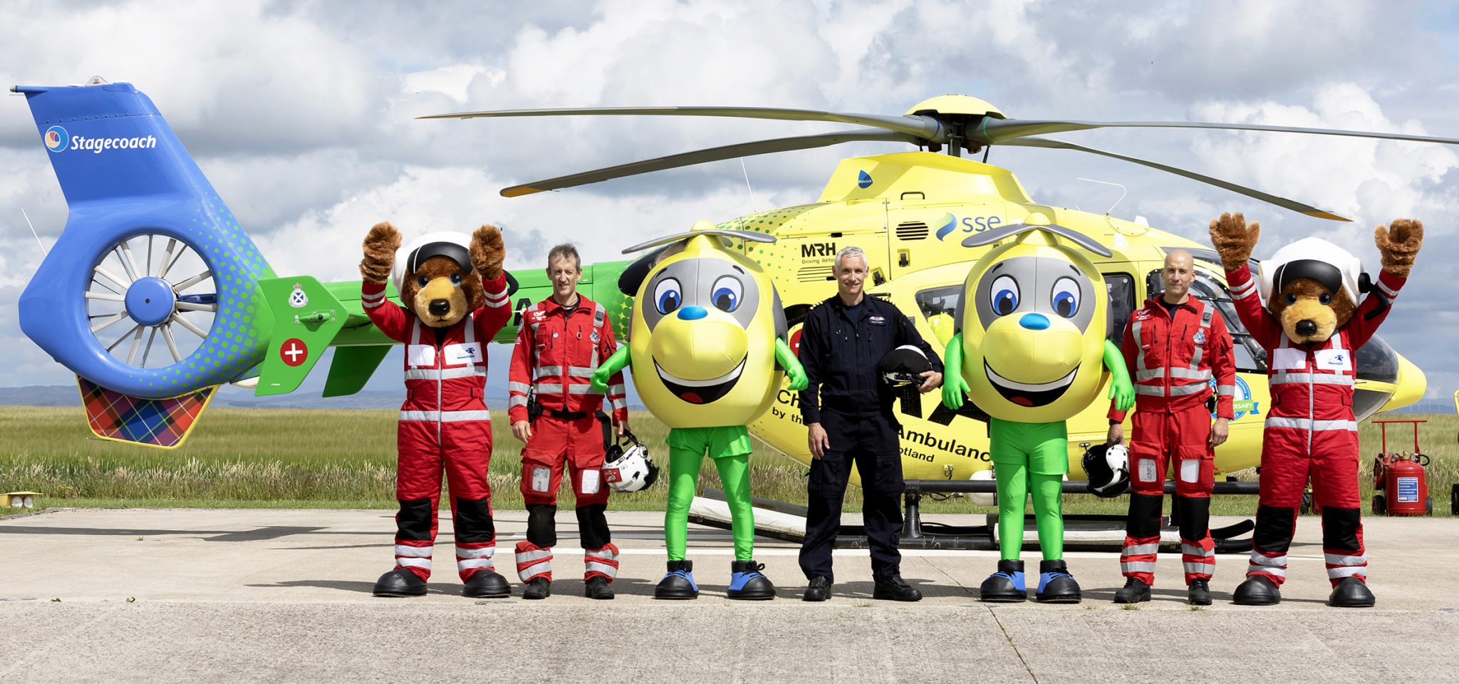 Scotmid Co-op gives £15k to buy fundraising mascots for air ambulance ...